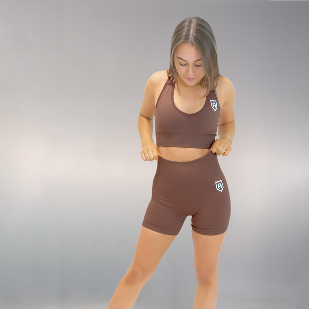 Reactive Bra - Mocha – Apollofitness.ie