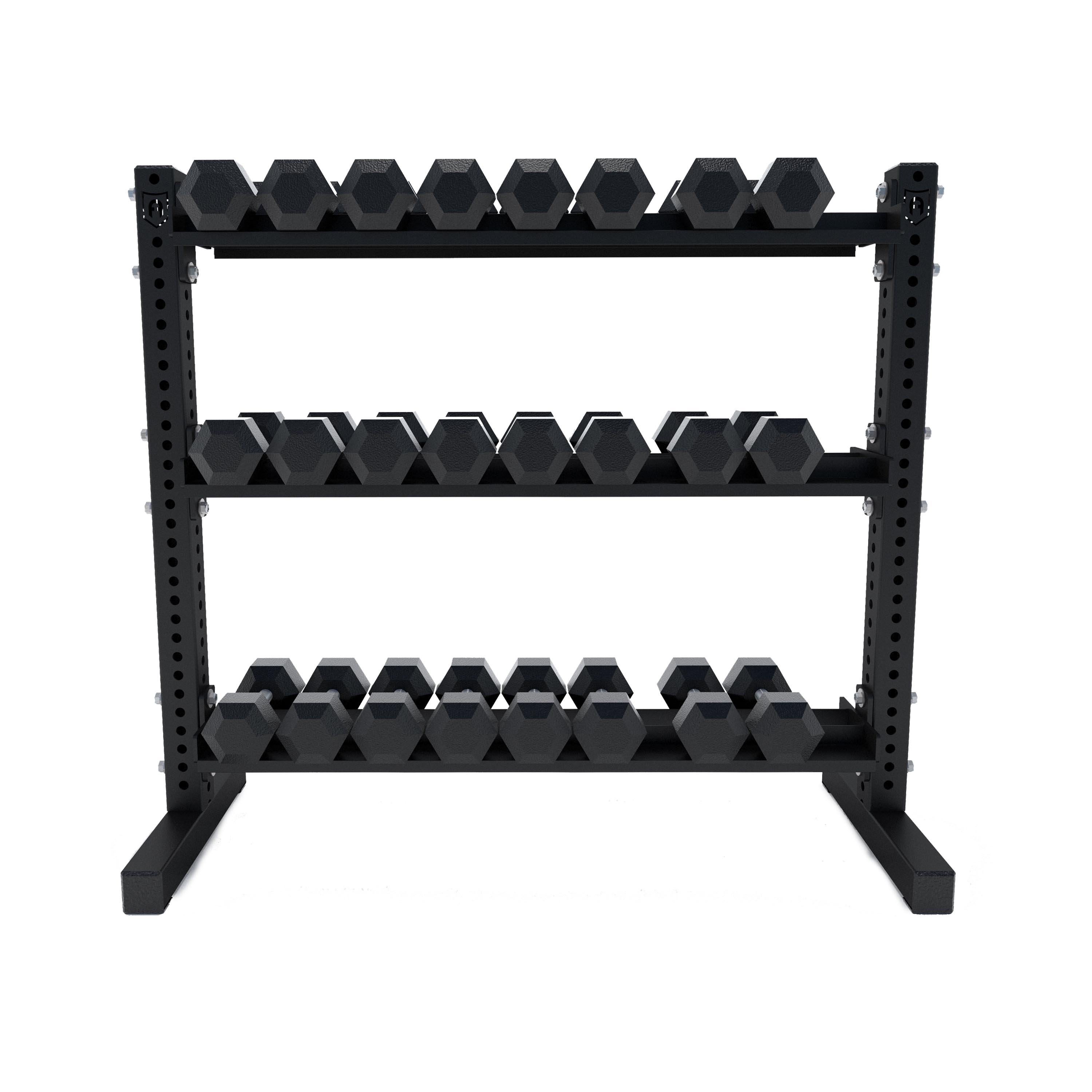 Apollo Three Tier Dumbbell Rack | Gym Equipment | Apollo Fitness ...