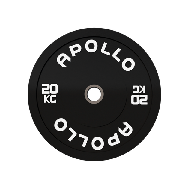100KG Black Bumper Plate set – Apollofitness.ie
